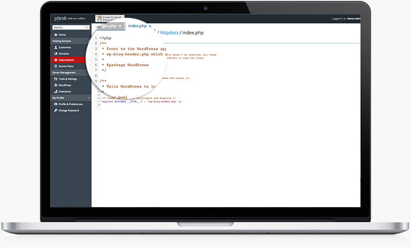 Plesk Development Environment